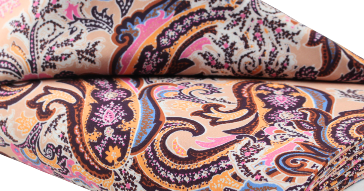 Viscoe stretch digitaal 19780/091 - Driessen Fabrics