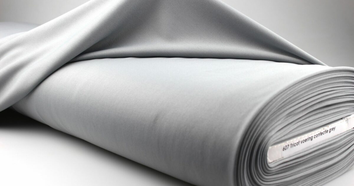 Jersey lining confection grey - Driessen Fabrics