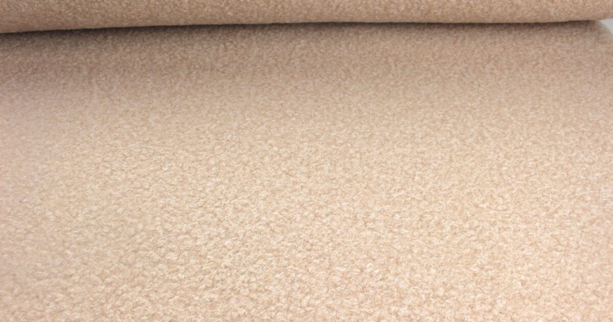 Boucle melange mohair zand | €8.95 - Driessen Stoffen