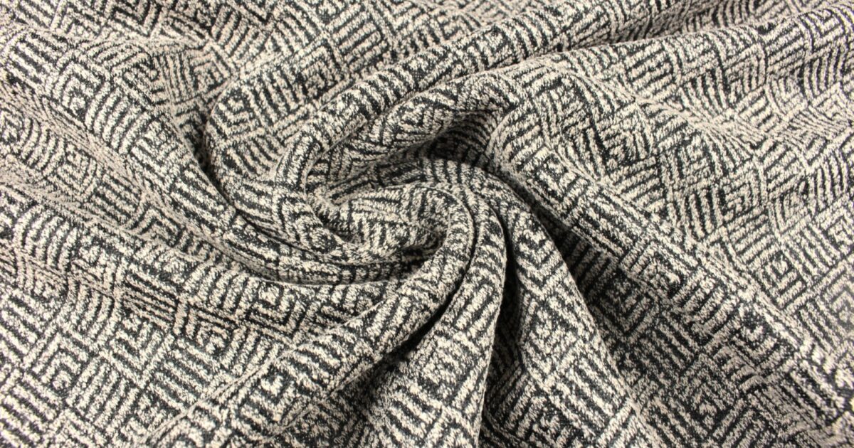 Jacquard-Jersey Sand-Design - Driessen Stoffe