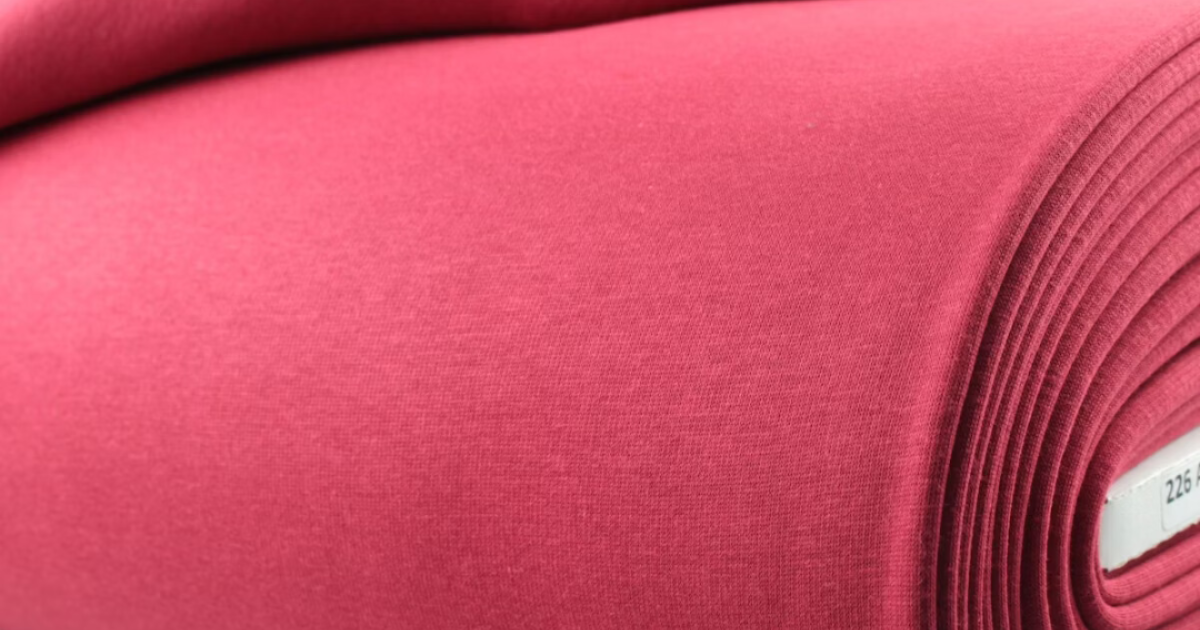 Alpine fleece dark red - Driessen Fabrics