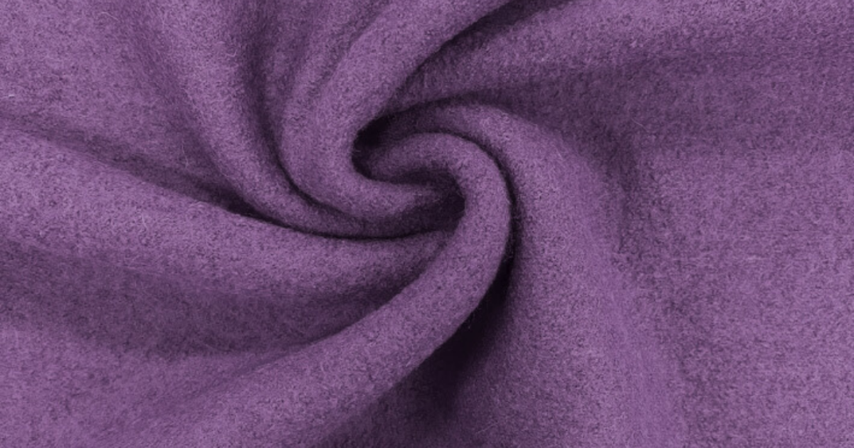 Boiled wool purper | €14.95 - Driessen Stoffen