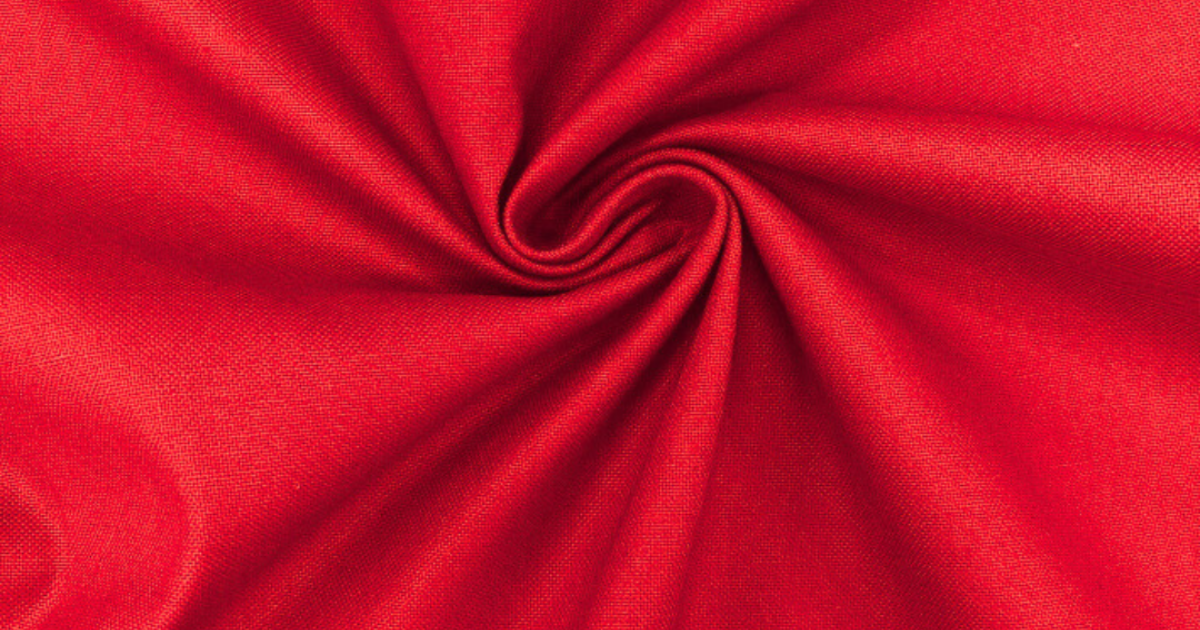 Canvas rood - Driessen Fabrics