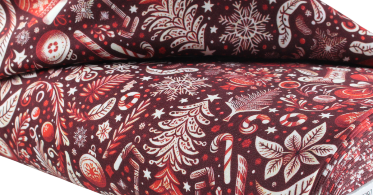 French terry brushed Christmas 24327 - Driessen Fabrics