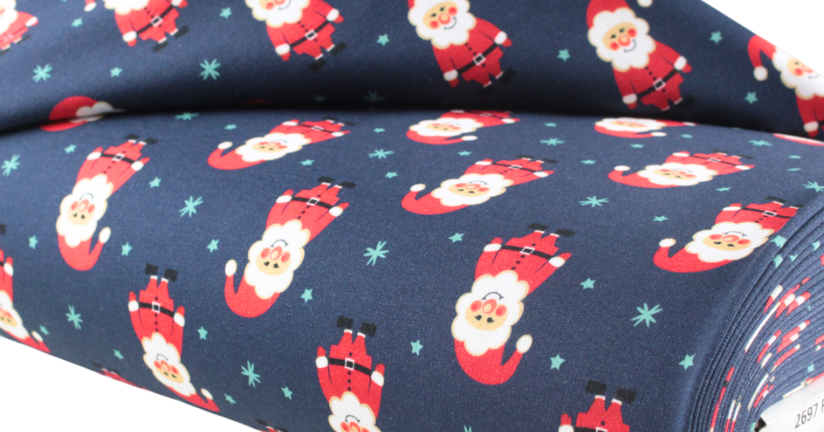 French terry brushed Christmas 24306 - Driessen Tissus