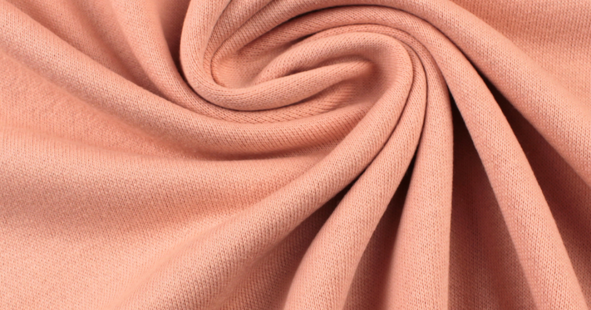 French terry casual roze - Driessen Tissus