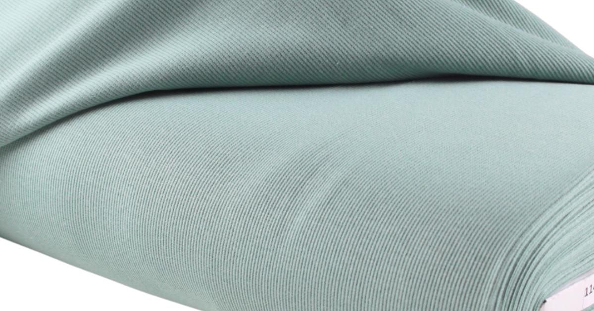 Rib jersey oud groen | €6.95 - Driessen Stoffen