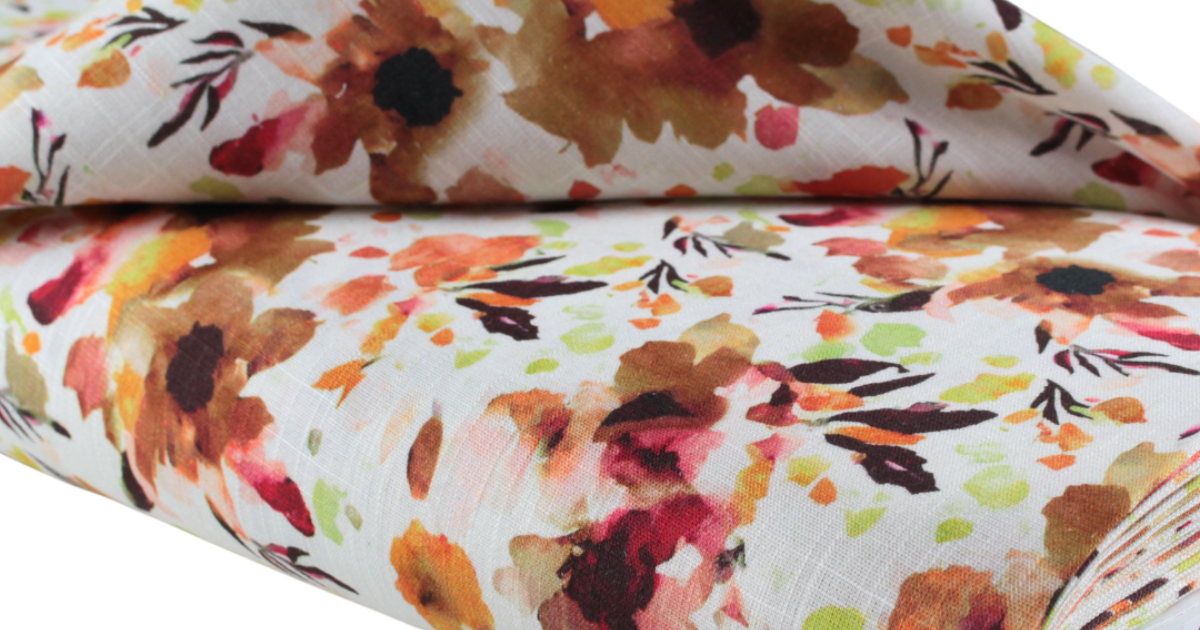 Linnen Viskose digital 25/1 - Driessen Stoffe