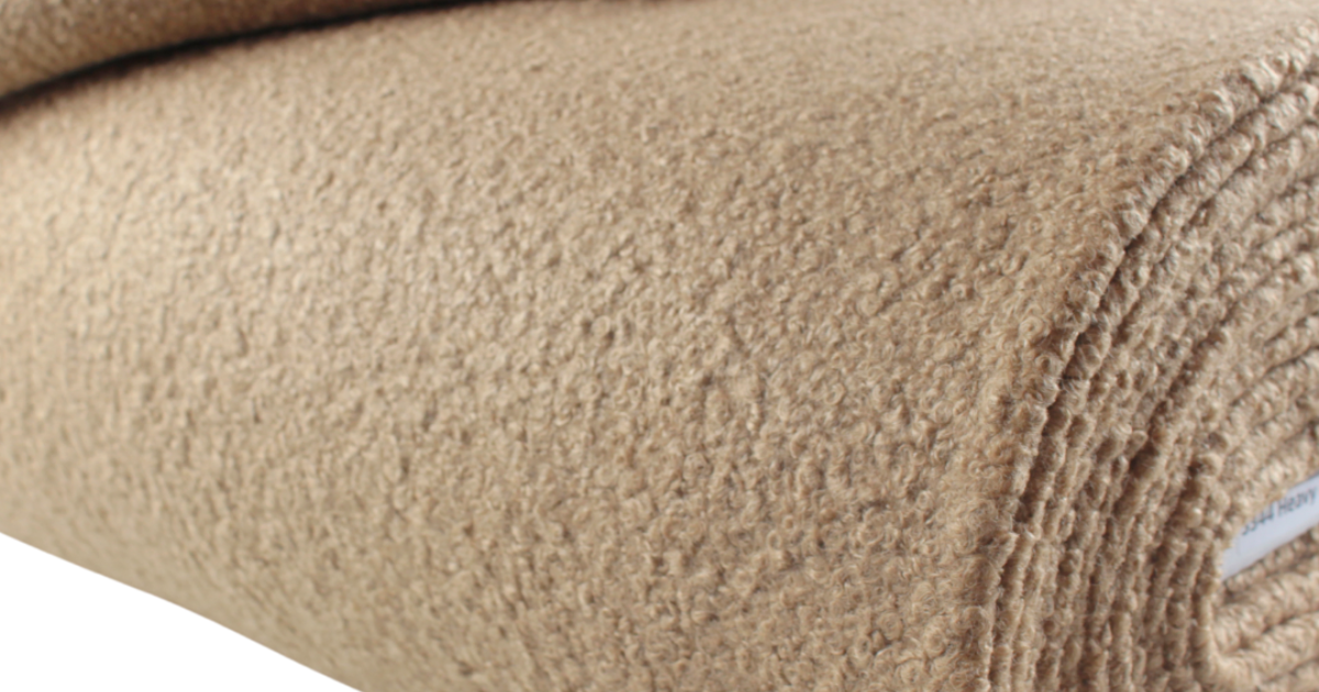 Heavy boucle camel - Driessen Fabrics