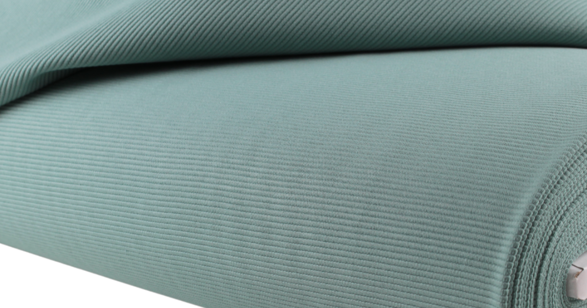 Ottoman rib jersey oud groen | €8.95 - Driessen Stoffen
