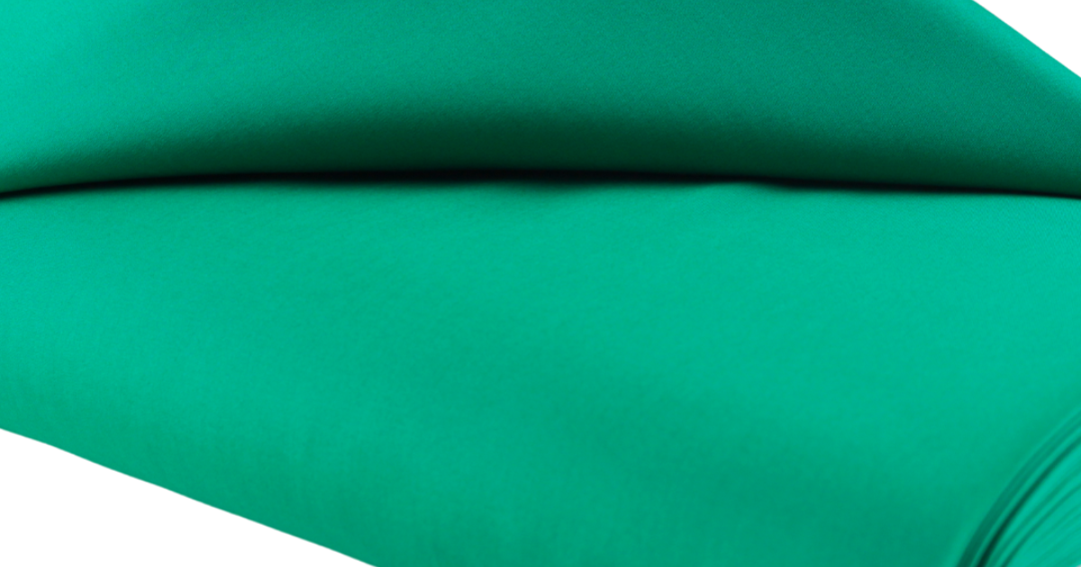 Katoen poplin fel groen | €4.95 - Driessen Stoffen