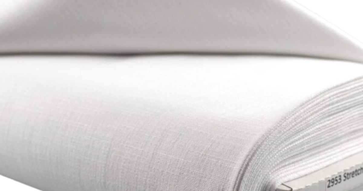 Linnen stretch wit | €6.95 - Driessen Stoffen