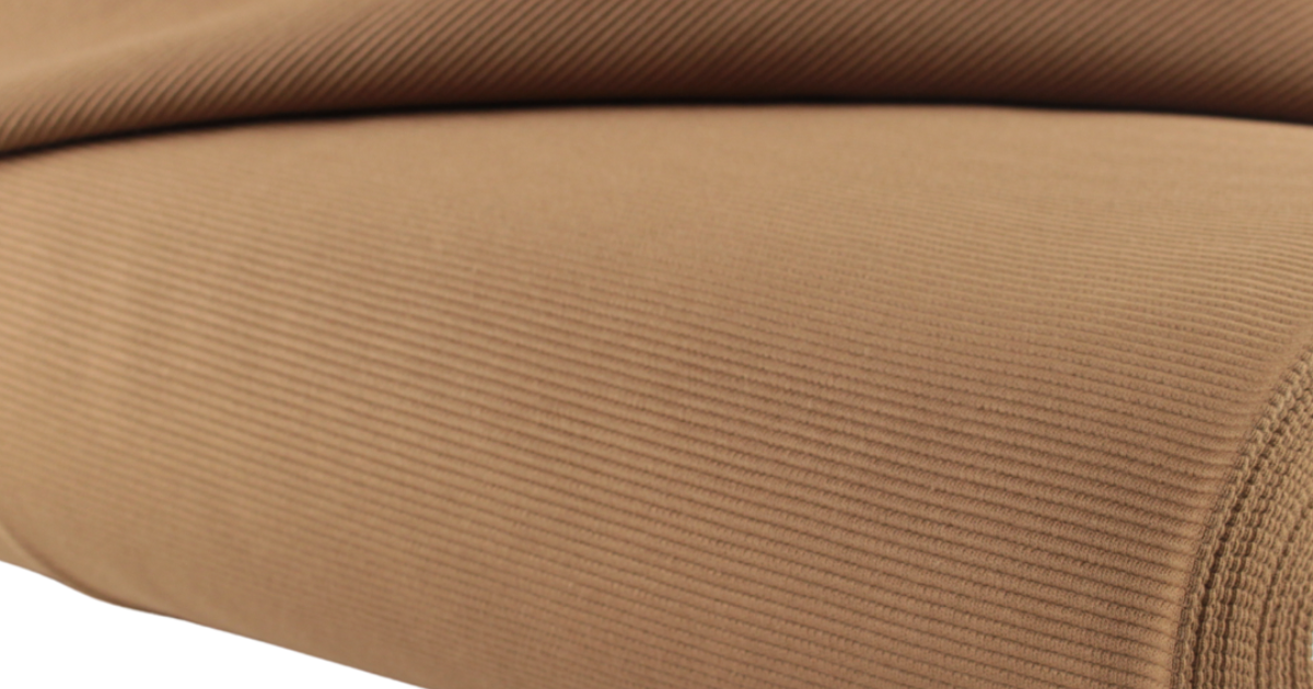 Ottoman rib jersey cognac | €8.95 - Driessen Stoffen