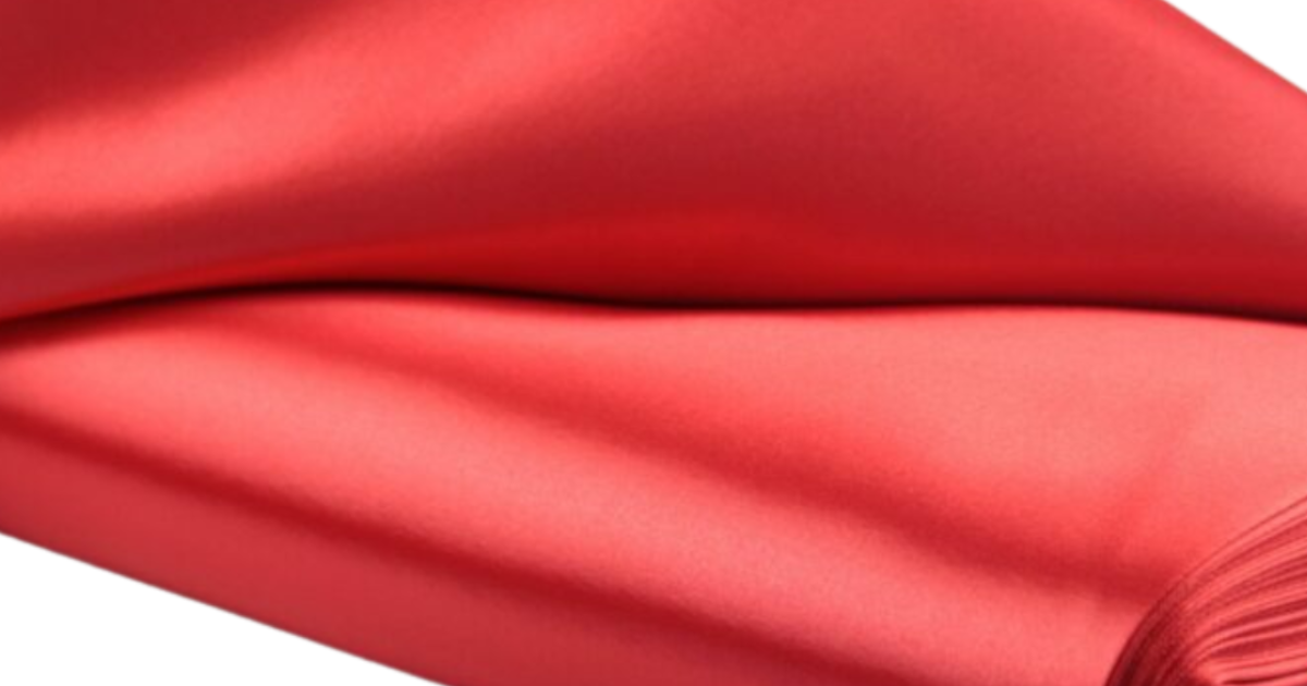 Satin rouge - Driessen Tissus