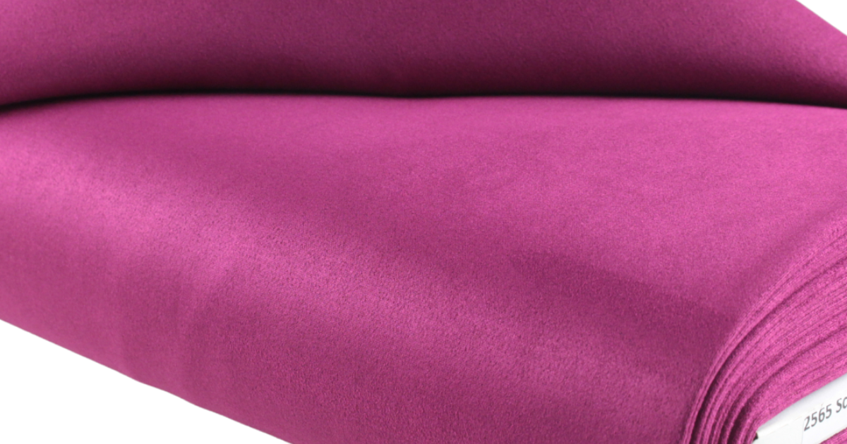 Scuba suede magenta | €5.95 - Driessen Stoffen