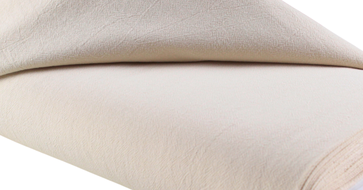 Stone washed cotton naturel | €3.95 - Driessen Stoffen