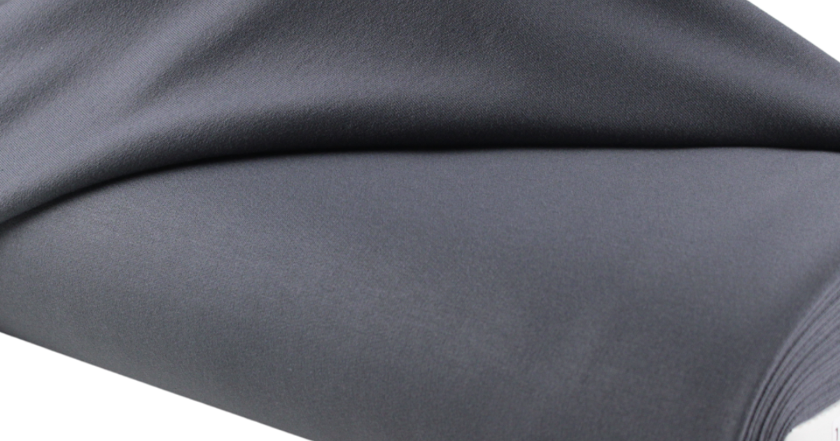 French terry dunkelgrau - Driessen Stoffe