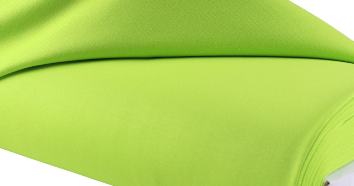 French terry bright kiwi - Driessen Fabrics