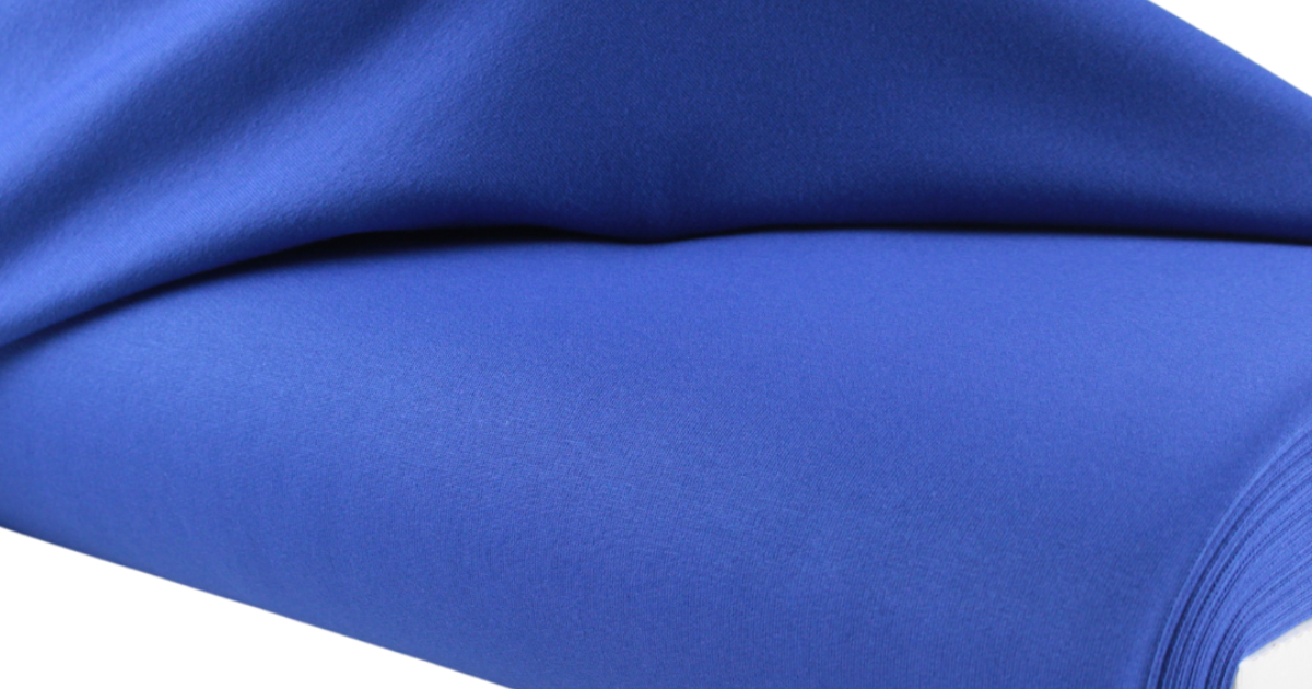 French terry kobalt - Driessen Stoffe