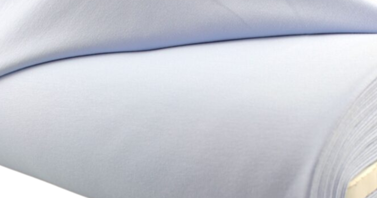 French terry light blue - Driessen Fabrics