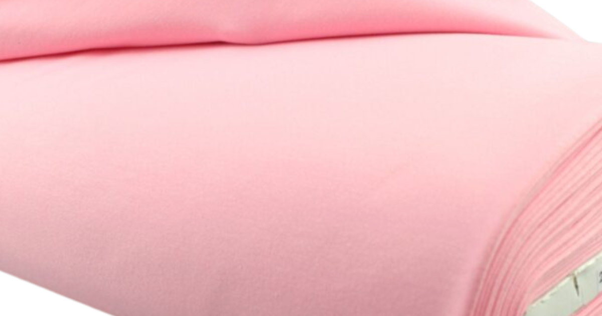 French terry light pink - Driessen Fabrics
