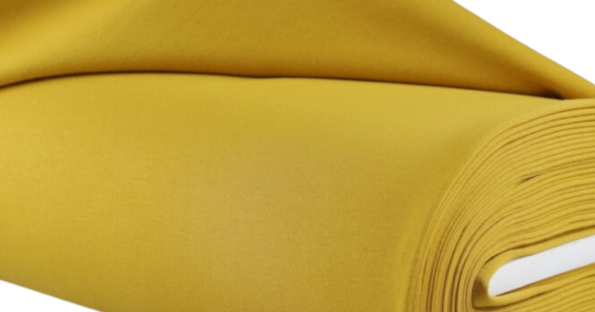 French terry ocre - Driessen Tissus