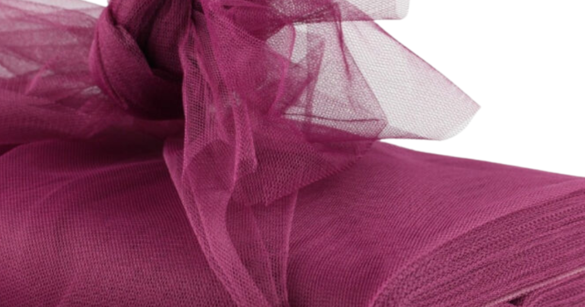 Tule brandvertragend wijnrood | €1.95 - Driessen Stoffen