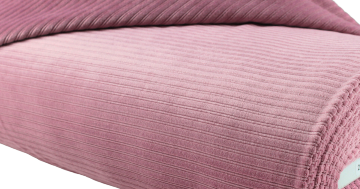 Jersey velvet rib oud roze | €4.95 - Driessen Stoffen